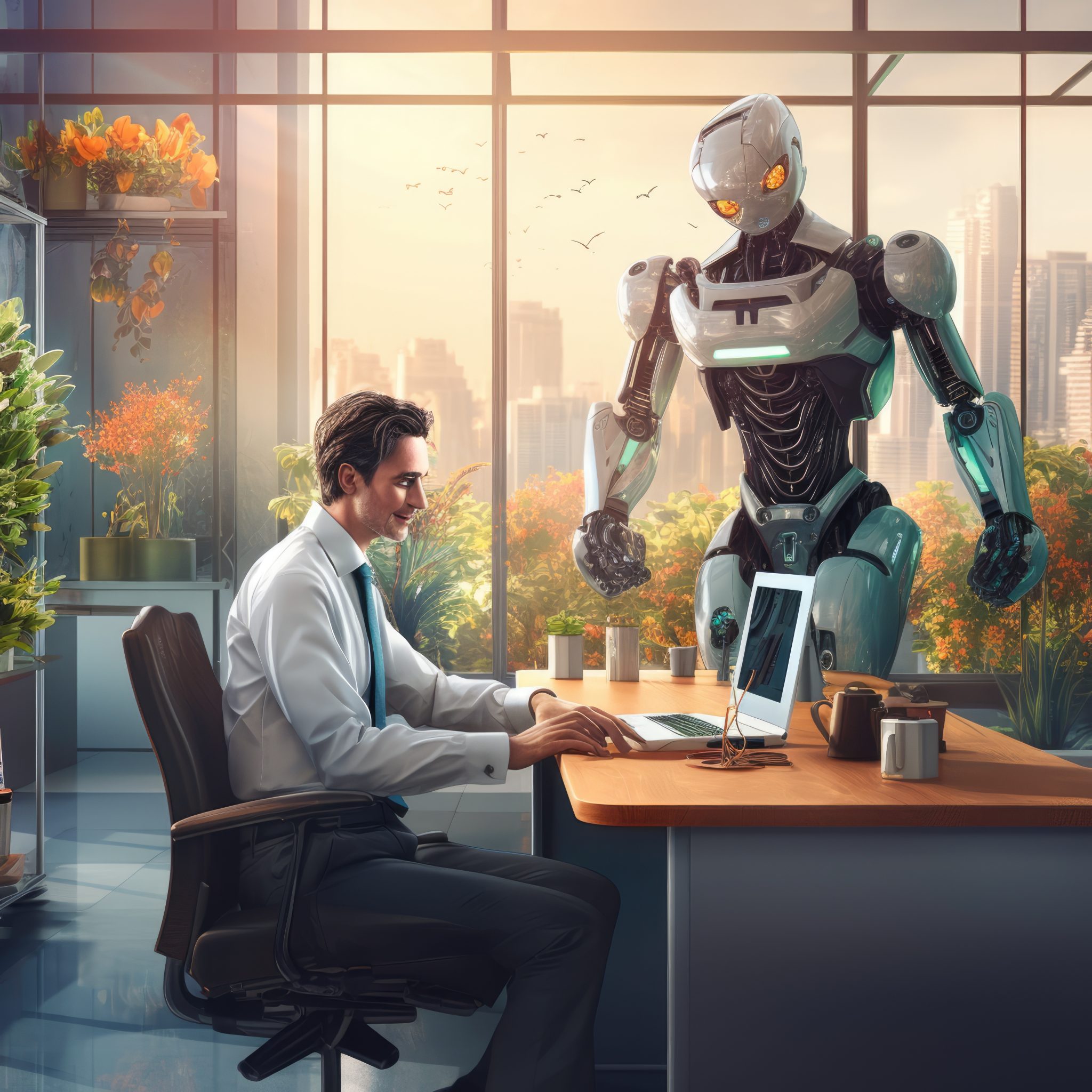 How are robots changing the future of work?